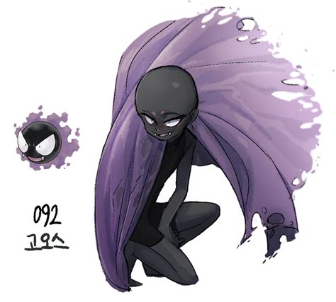Gastly Pokemon Drawn By Tamtamdi Danbooru