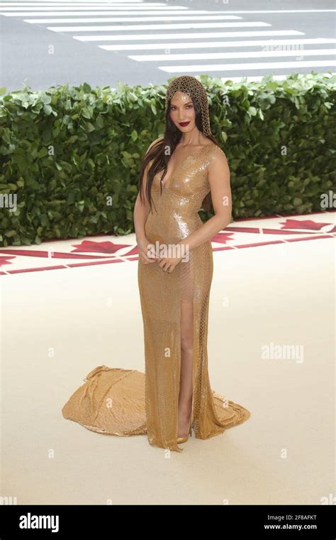 Olivia Munn Arrives To The 2018 Met Costume Gala Heavenly Bodies Held