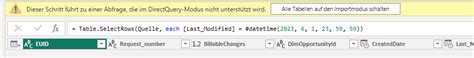 solved using direct query and filtering on a column microsoft fabric