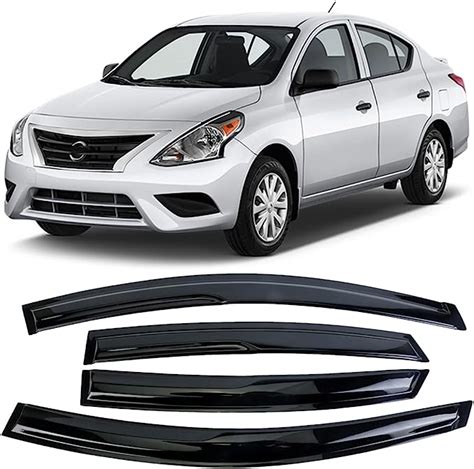 MISIOEK Protectores De Lluvia Adecuados Para Nissan Versa Sedan 2012