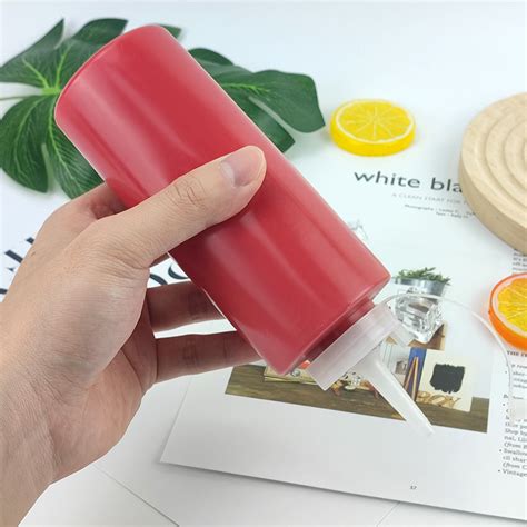 Food Grade Ldpe Multipurpose Squirt Ketchup Plastic Condiment Container