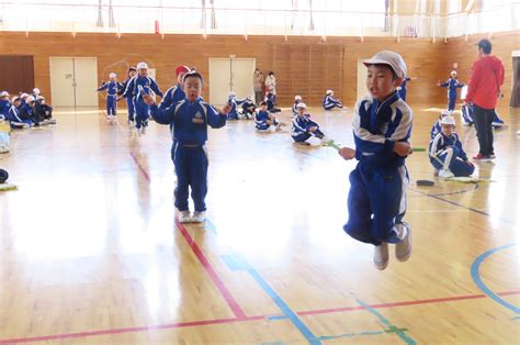 2年生のなわとび記録会です 会津若松プラス