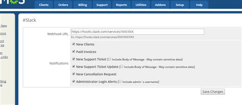 slack integration whmcs marketplace