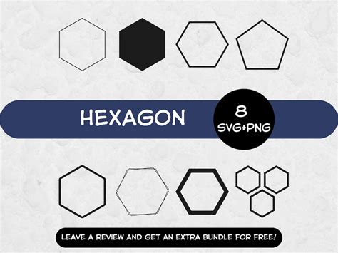Hexagon Svg Svg Files For Cricut Frame Svg Hexagon Frame Svg