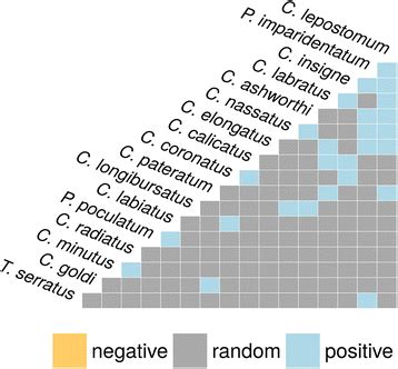 Strongyle Species Co Occurrence A Pairwise Matrix Of Co Occurrence Download Scientific Diagram