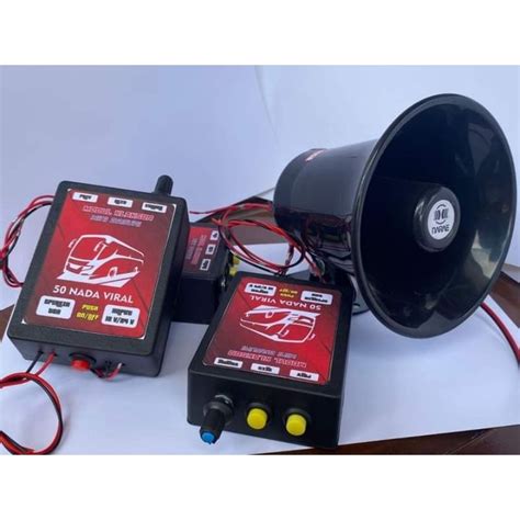 Jual Klakson Bel Telolet Modul Basuri 12 Volt 24 Volt Universal Elektrik Mobil Motor Shopee
