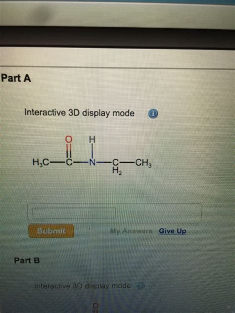 Solved Interactive 3D Display Mode Chegg