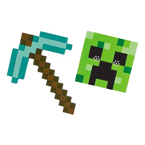 Minecraft Creeper Mask And Hacka För Barn Partykungen
