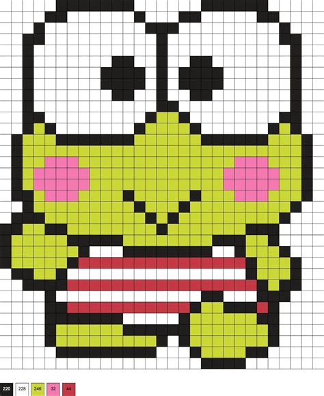 Sanrio Perler Beads 30 Free Patterns Pixel Art Grid Pixel Art