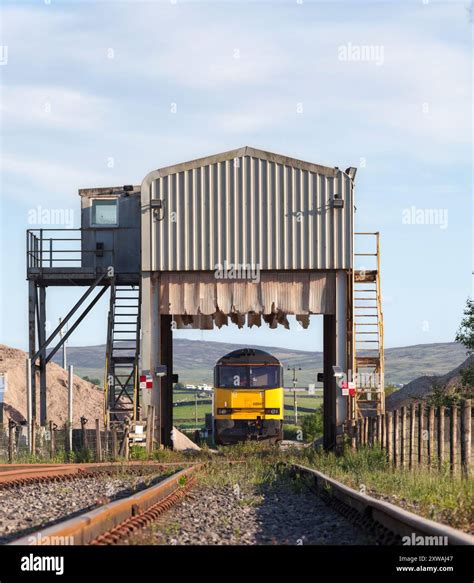 Gb Railfreight Class 60 Diesel Locomotive At Harrisons Siding Shap
