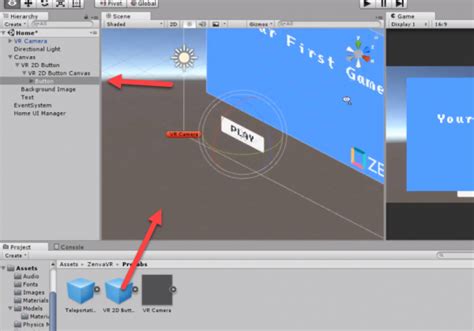 adapting a 3d game to unity vr gamedev academy