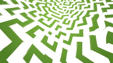 Free Vector Maze On Green Backdrop