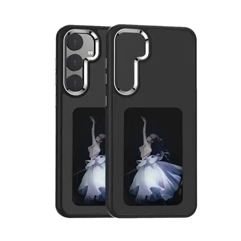 Coque à écran E Ink Pour S23 Ultra Creative Case Noir Eas Ci