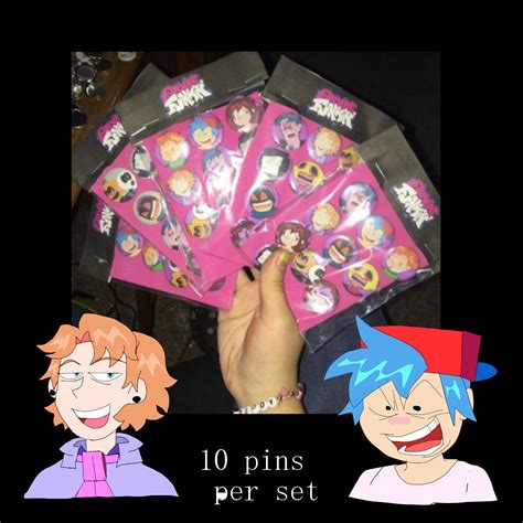 Friday Night Funkin Pin Set Etsy