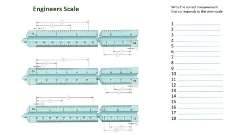 Solved Engineers Scale Write The Correct Measurement That
