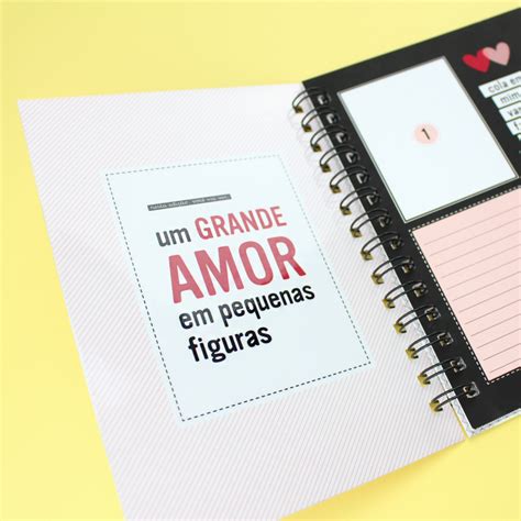 Álbum de figurinhas versão simples Namorada Criativa Por Chaiene