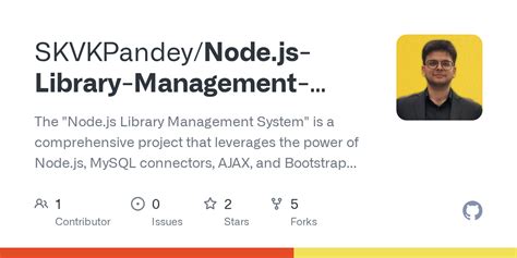 Github Skvkpandeynodejs Library Management System The Nodejs Library Management System
