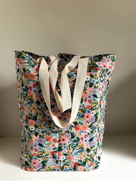 Rifle Paper Co Reusable Shopping Bag Rollable Bag Foldable Bag Reusable