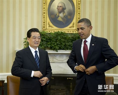 胡锦涛主席美国之行 美国副总统机场迎接组图 搜狐新闻