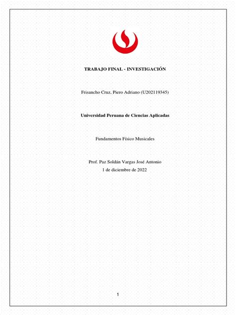 Trabajo Final Ffm Pdf