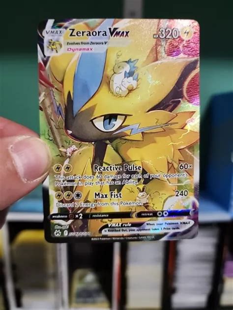 PokÉmon Tcg Zeraora Vmax Crown Zenith Galarian Gallery Gg42gg70