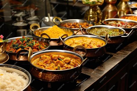 Premium Photo Rich Indian Food Display With An Emphasis On Regional