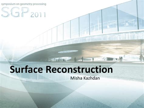 Surface Reconstruction