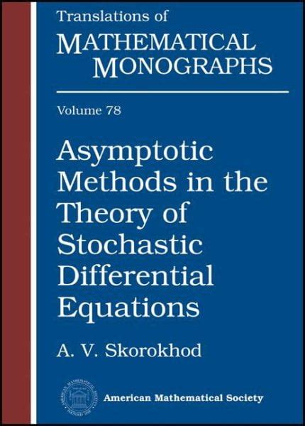 Pre Owned Asymptotic Methods In The Theory Of Stochastic Differential Equations Translations Of