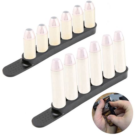 Ready Stock Codsaatfo Pcsset Revolver Speed Strip Fits Caliber Holds Rounds Speed