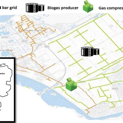 Gas Compressor Connecting The 4 And 8 Bar Gas Grid Adapted From Download Scientific Diagram