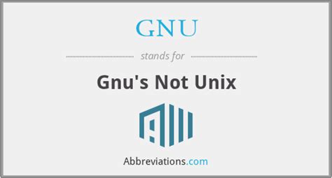 what does gnu stand for