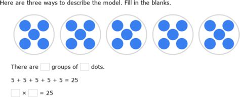 Ixl Relate Addition And Multiplication For Equal Groups Factors Up