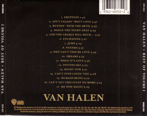 Van Halen Best Of Volume 1 Van Halen Muzyka Sklep Empikcom