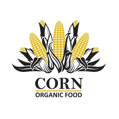Premium Vector Corn Stalk Emblem