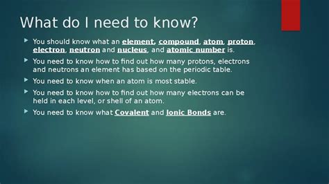Atoms Elements And Bonds Slideshow By Matthew Onica Tpt