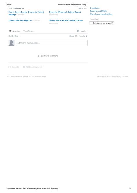 Delete Prefetch Automatically Pdf