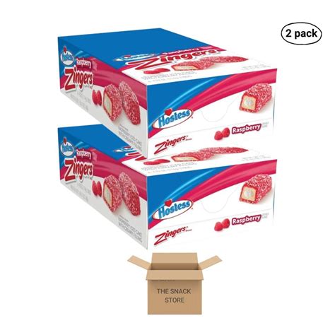 The Snack Store Bundle Hostess Raspberry Zingers 402 Ounce 12 Count