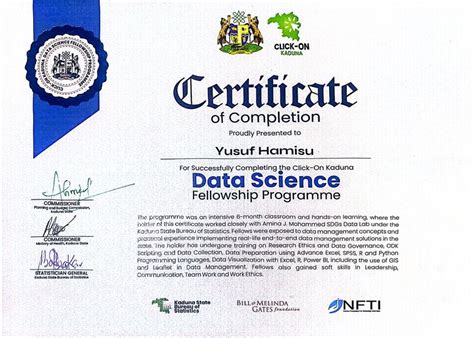 data datascience clickonkaduna dsfp policymaking yusuf hamisu