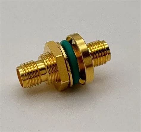 Hermetic Sealed Adapter Sma Female To Sma Female Bulkhead With Glass