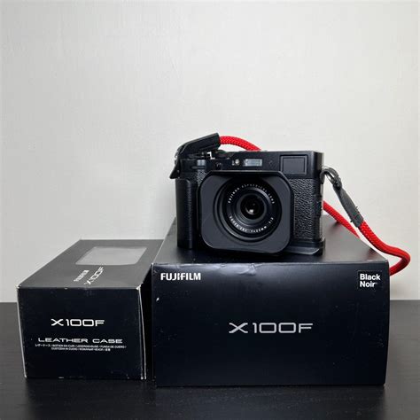 Fujifilm X100f Black Noir With Box Photography Cameras On Carousell