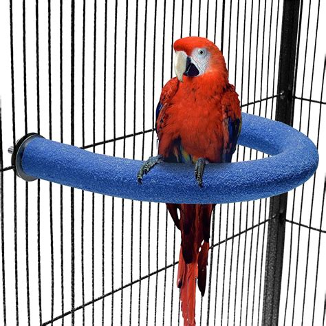 Frgkbtm Parrot Perch Stand U Shape Quartz Sands Bird Stick Paw