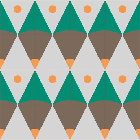 Vector patrón geométrico sin costuras diseño de fondo retro abstracto