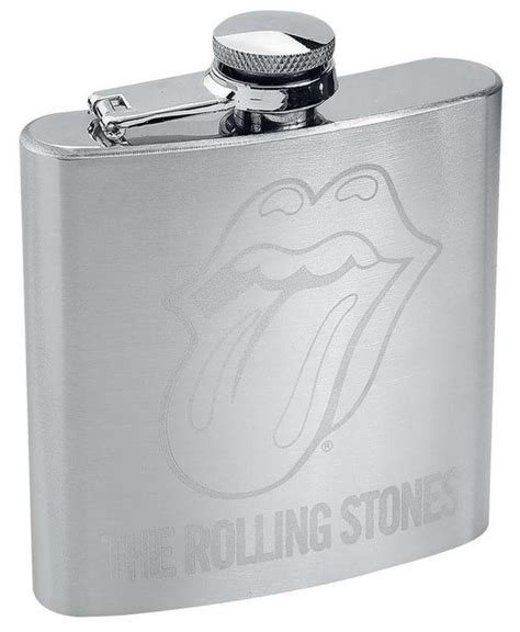 The Rolling Stones Hip Flask