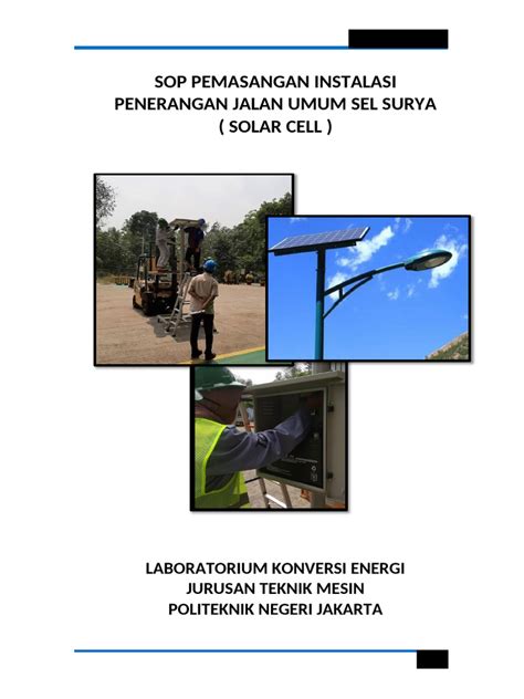 Sop Solar Cell 1 Dikonversi Pdf