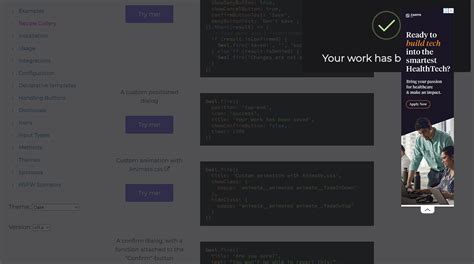 Ad Is Overlapping The Positioned Dialog · Issue 2652 · Sweetalert2