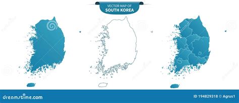 白色背景中突显的蓝色政治地图 向量例证 插画 包括有 政治 背包 共和国 汉城 向量 查出 194829318