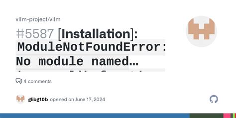 [installation] `modulenotfounderror no module named numpy lib