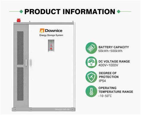 Dawnice Ess Battery High Power Commercial And Industrial Solution