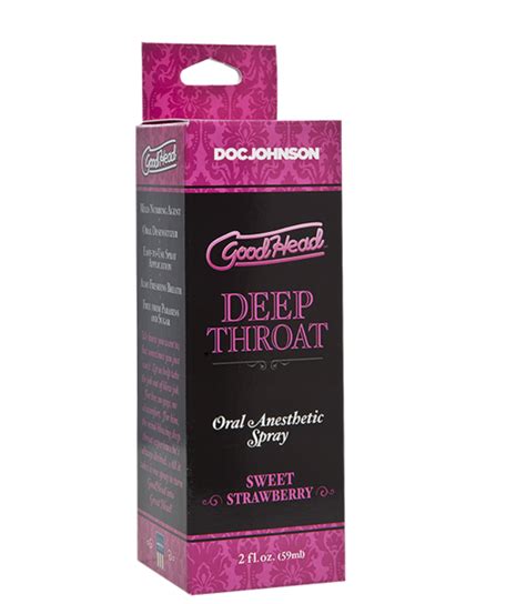 Deep Throat Oral Anesthetic Spray Blueberry Erotica