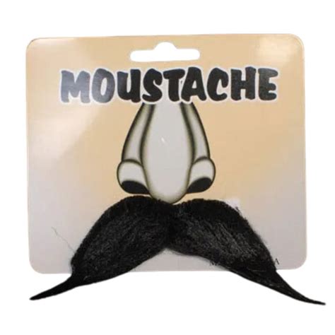 Fake Moustache B0015 Black Blonde Brown And Grey Cracker Jack
